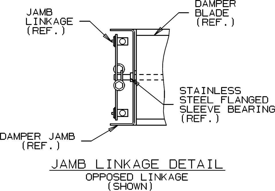Light Industrial Single Thickness Control Damper